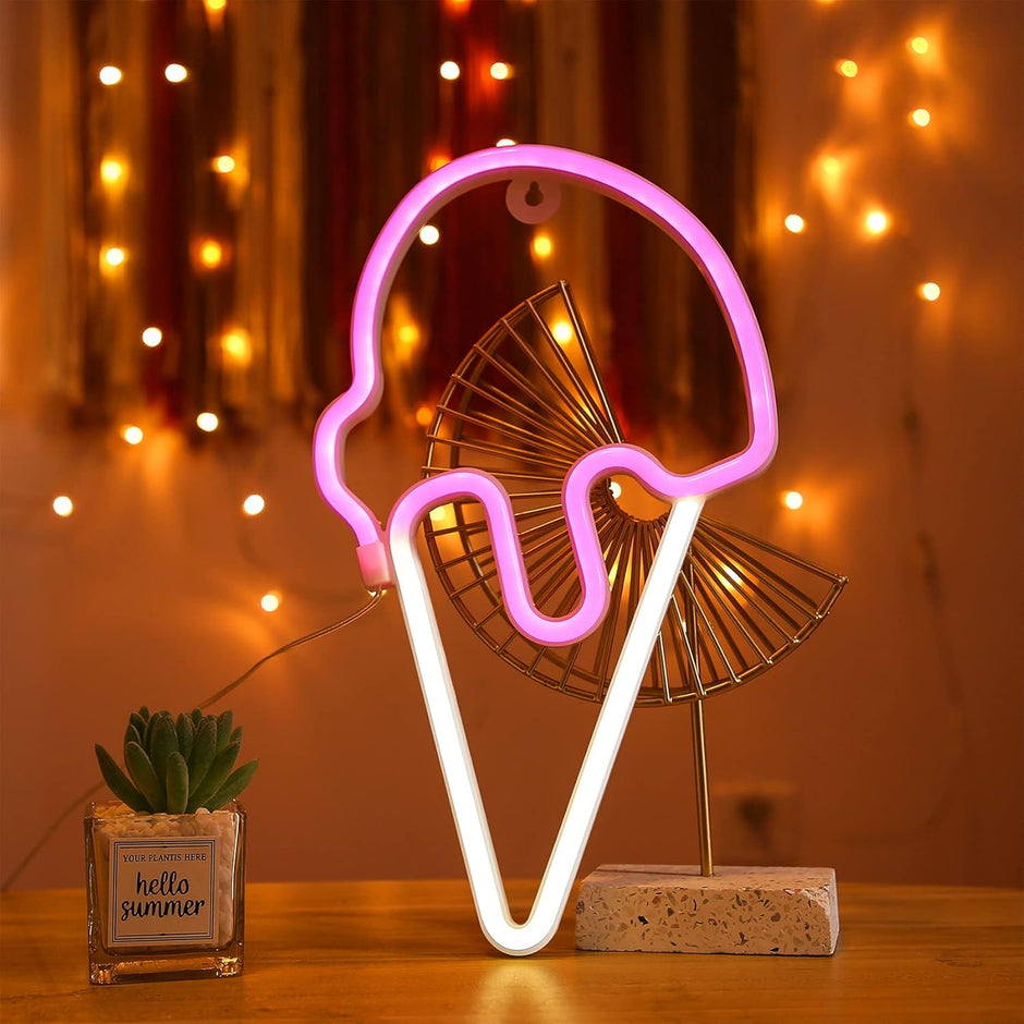 Custom Neon Ice Cream Sign | Light Up Your Shop with Vibrant – NEON