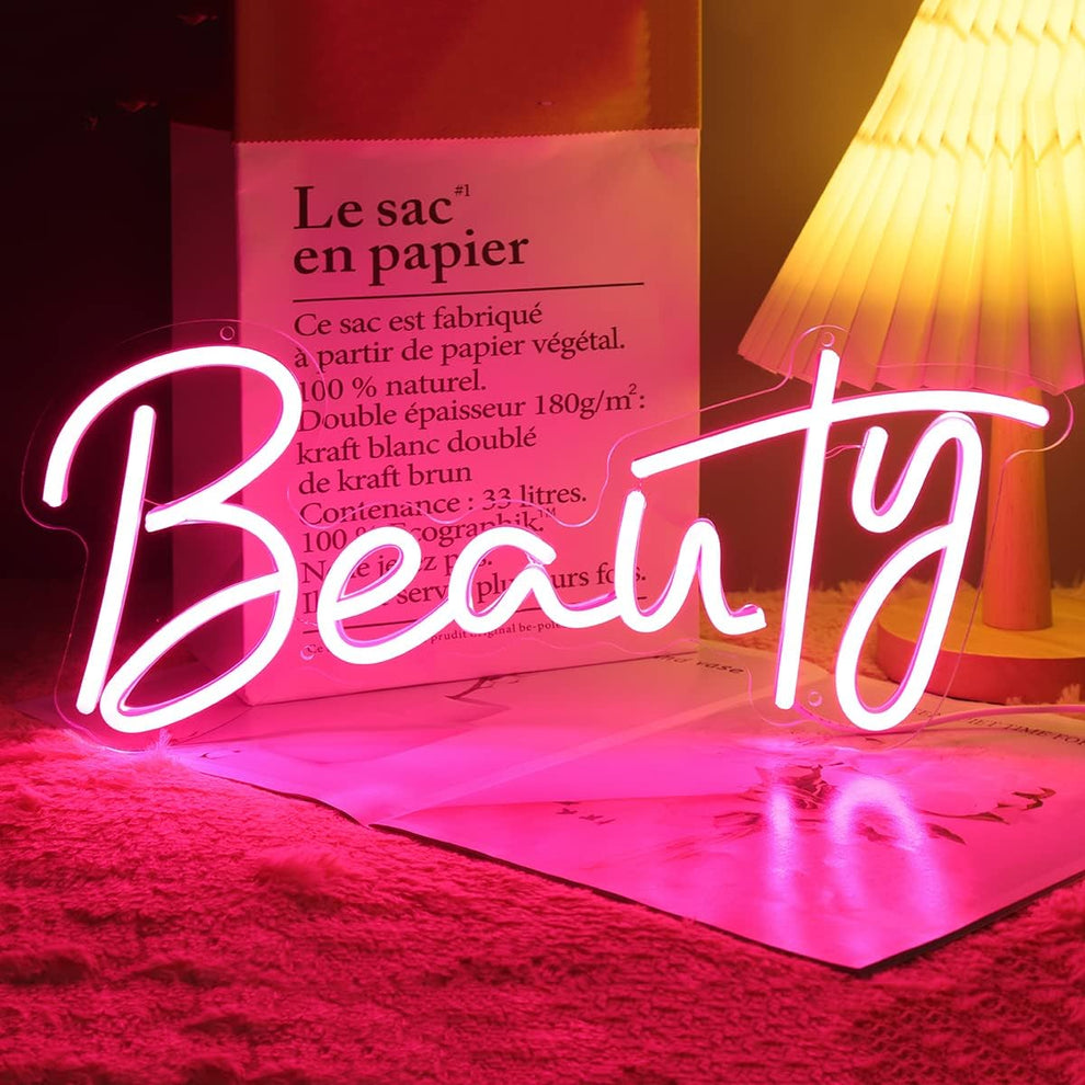 Beauty LED Neon Sign | Elegant Custom Neon Decor for Any Space – NEON